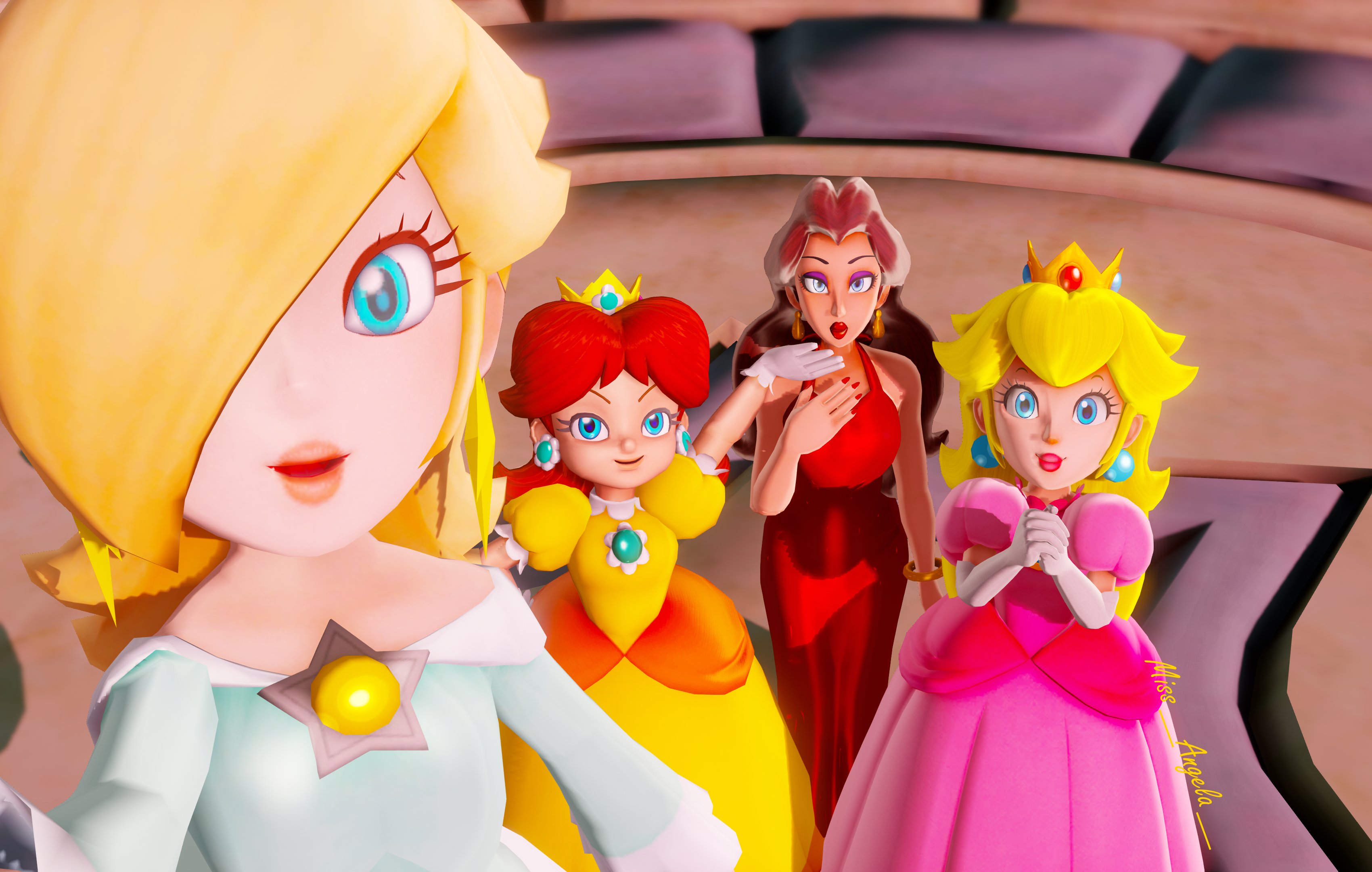 Princess Rosalina On Daisyandrosalinaclub Mario X Peach! Princess