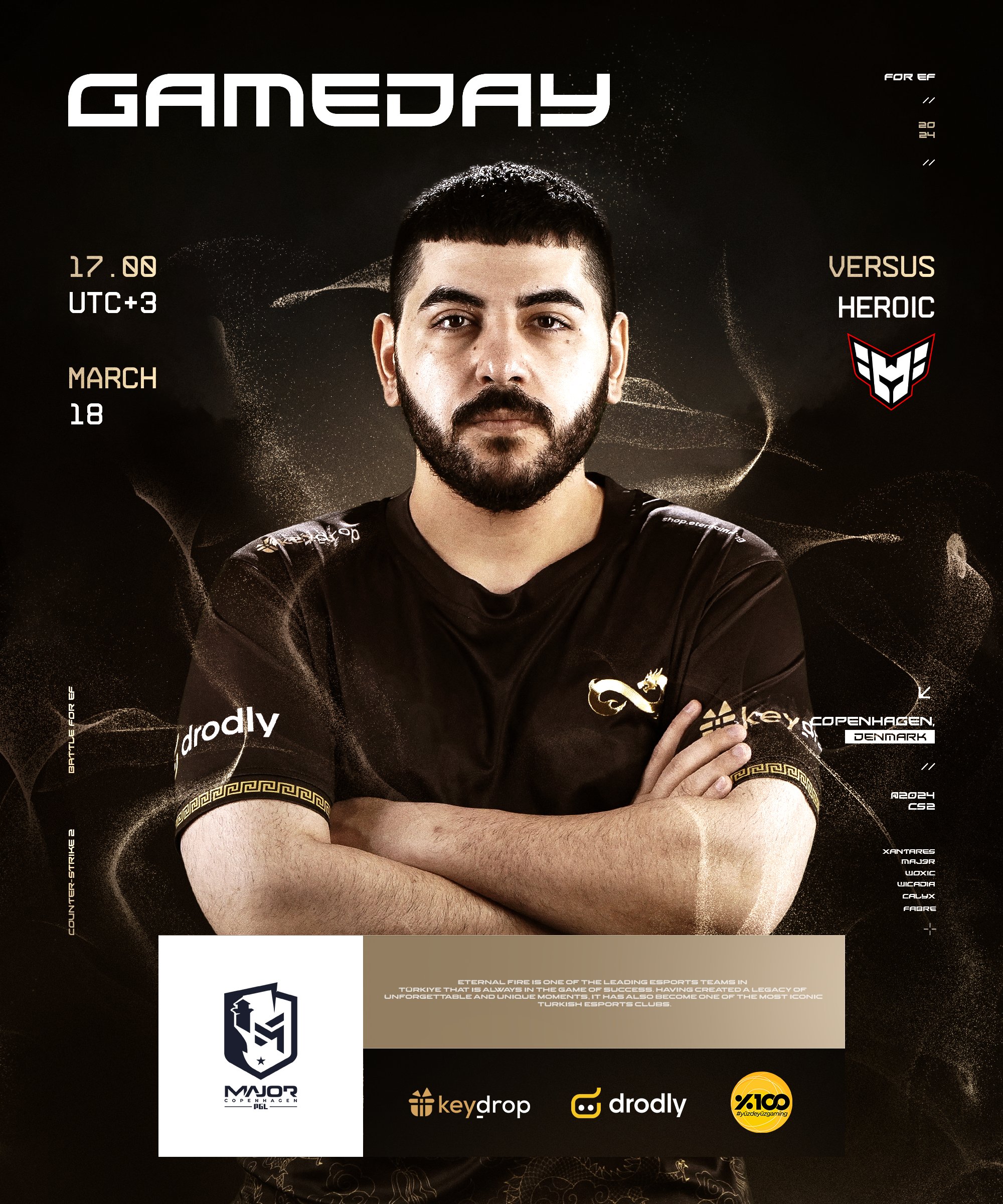 G2 vs ETERNAL FIRE (Jogo Completo - MD1) PGL CS2 Major Copenhagen 2024 Europe RMR A - chinese ...