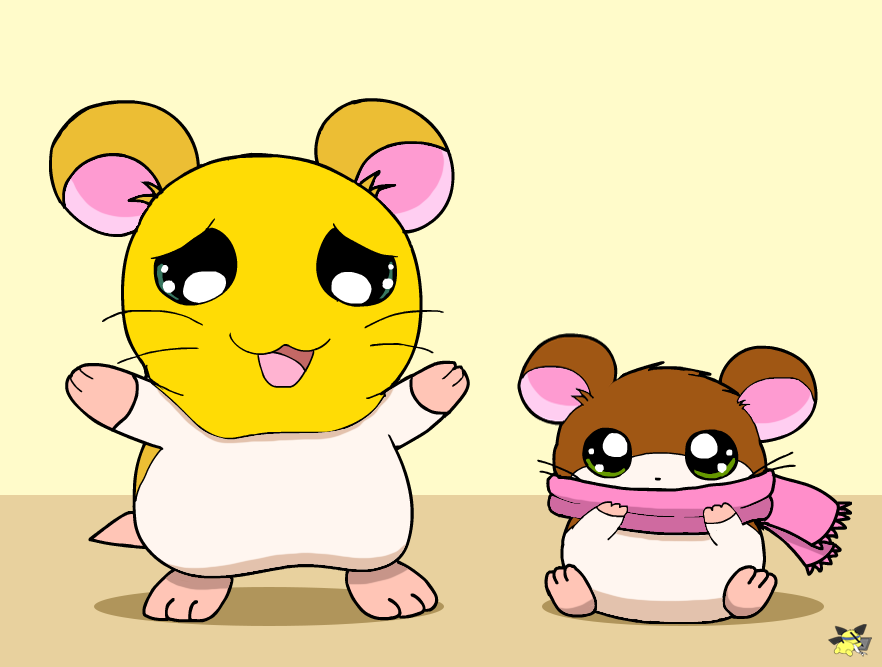 Hamtaro Pashmina And Penelope