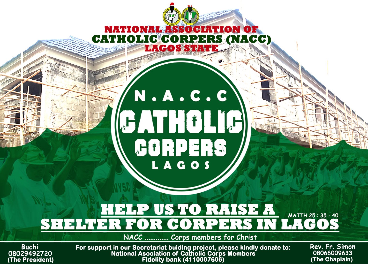 National Association Of Catholic Corpers Logo OCI Foundation's
