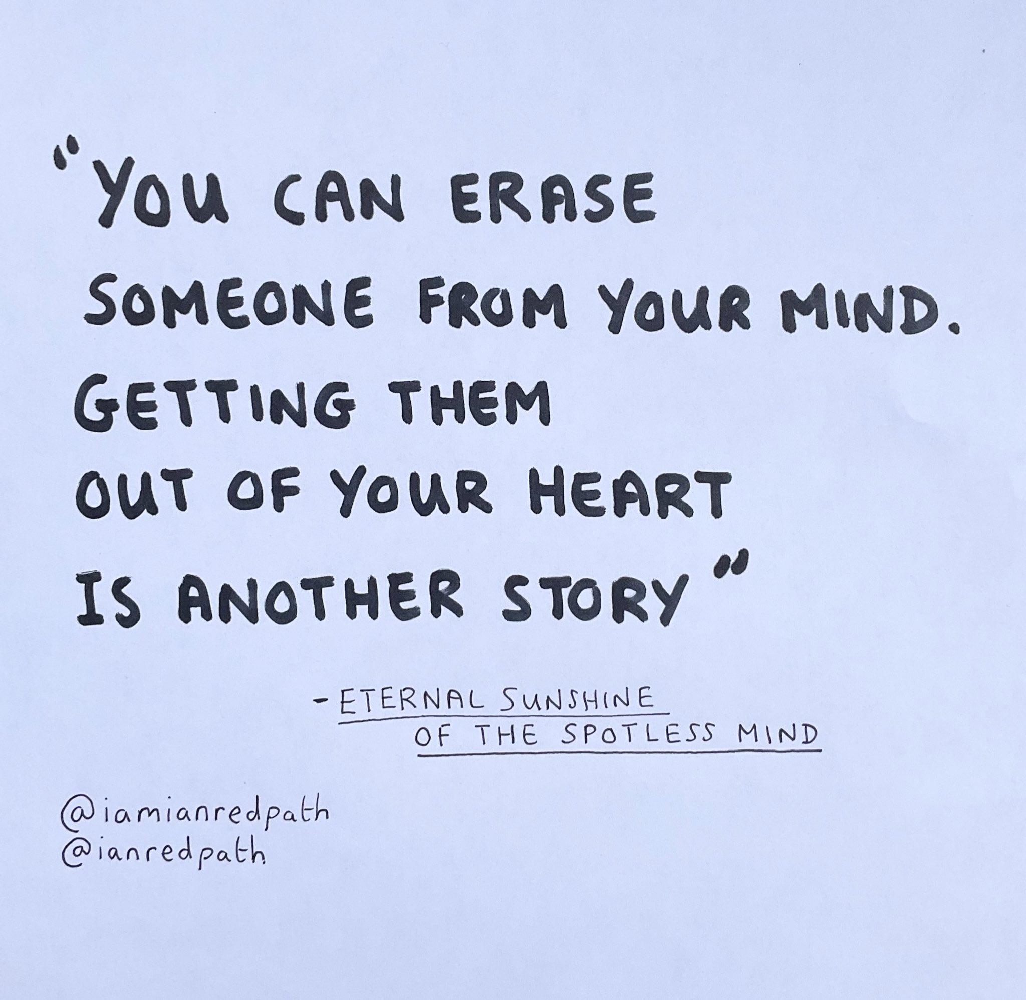 Erase Someone Quotes