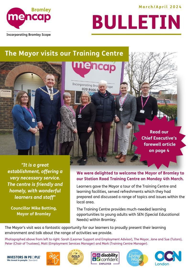 Bromley Mencap - Supporting Disabled People