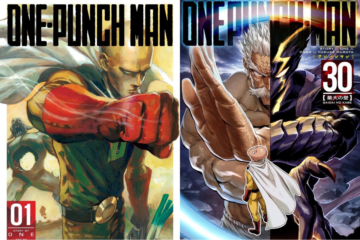 The First and last volume covers of some of the best mangas ever made 🍃 ...