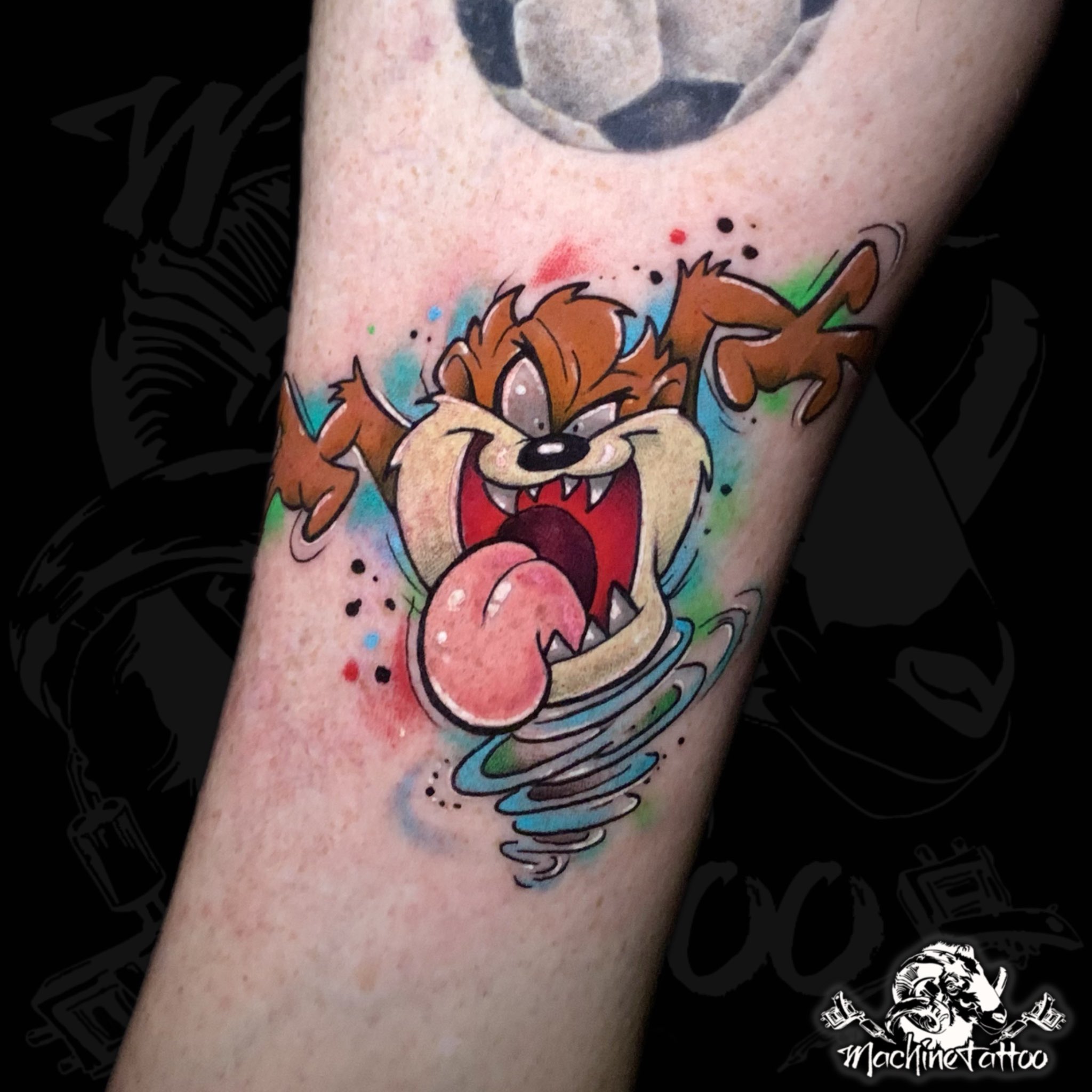 Tazmania Cartoon Tattoos