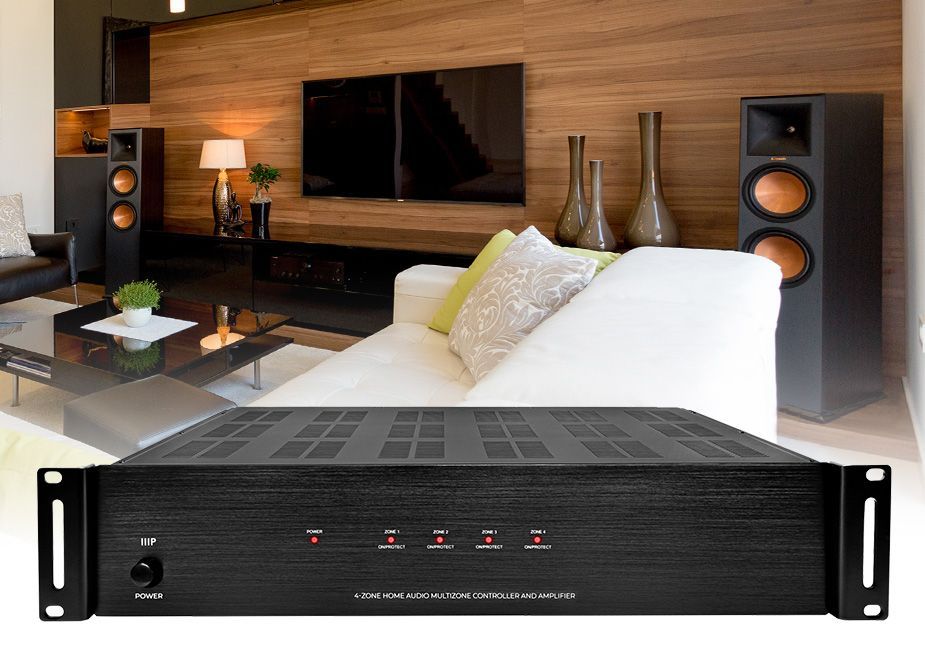 Multi Zone Audio Controller Monitor Audio 4 Zone Multi Room Audio
