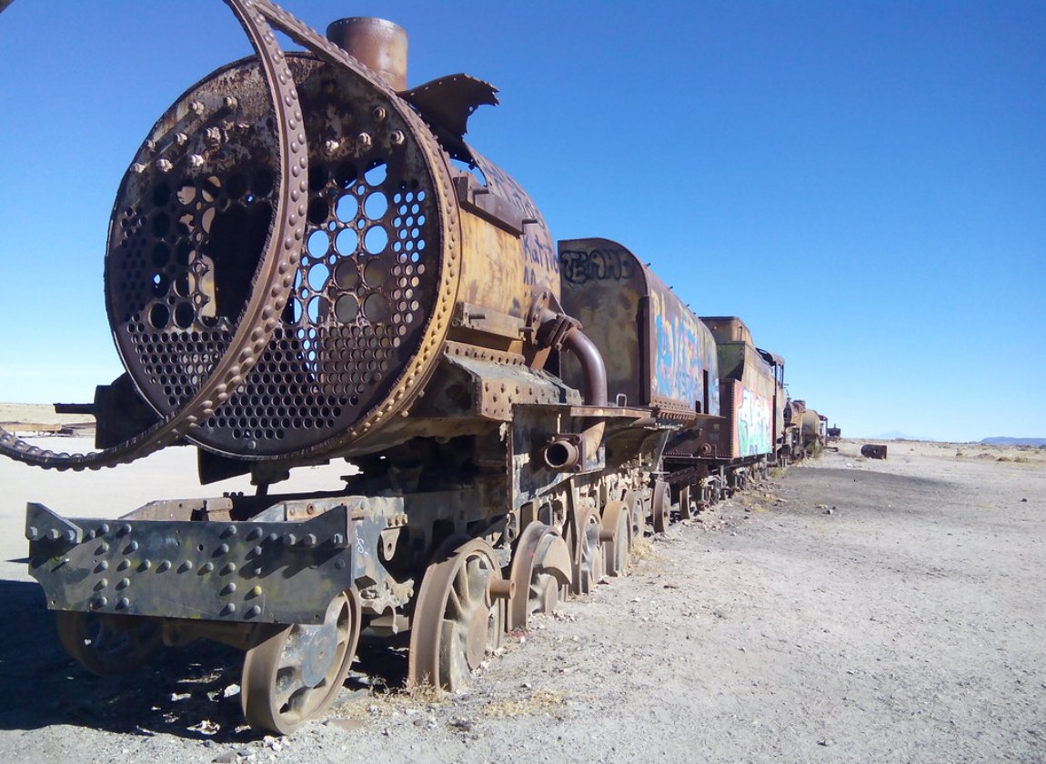 En el desértico altiplano boliviano hay un lugar devastado por el ...