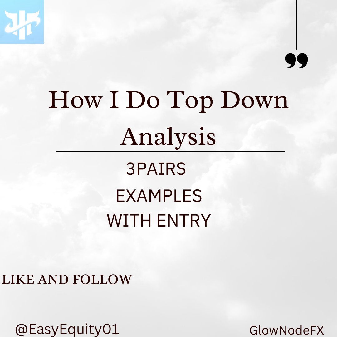 IMPORTANT ONE How To Do Top Down Analysis 3 pairs examples given in ...