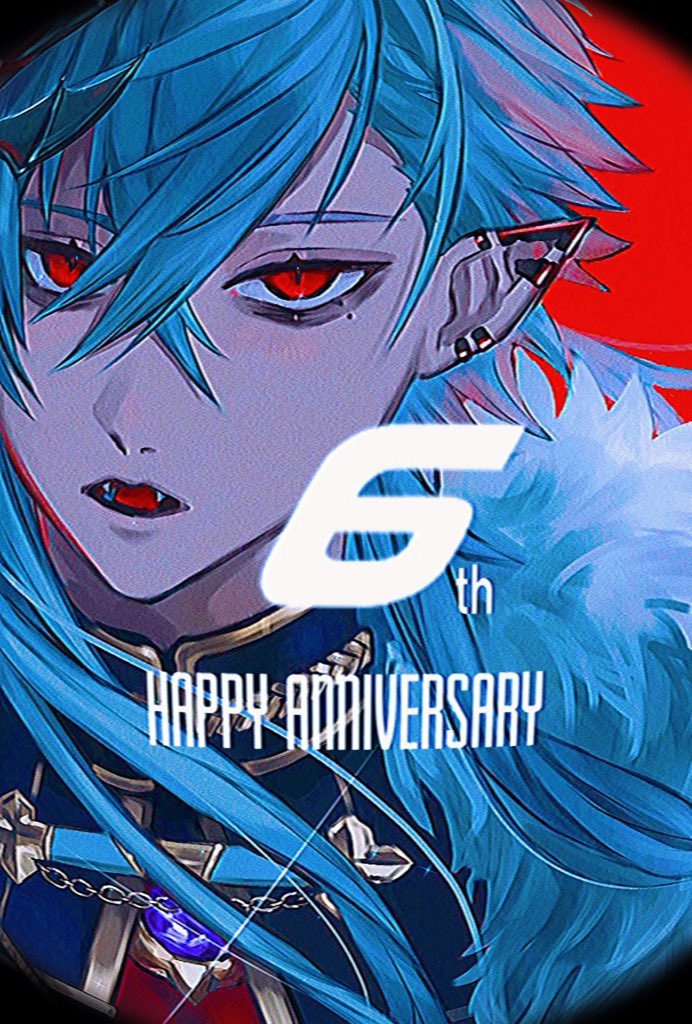 葛葉(にじさんじゲーマーズ) 「#KuzuArt #葛葉6周年 オメ 」|ゾラ(ZoLa)🌈そ原稿のイラスト