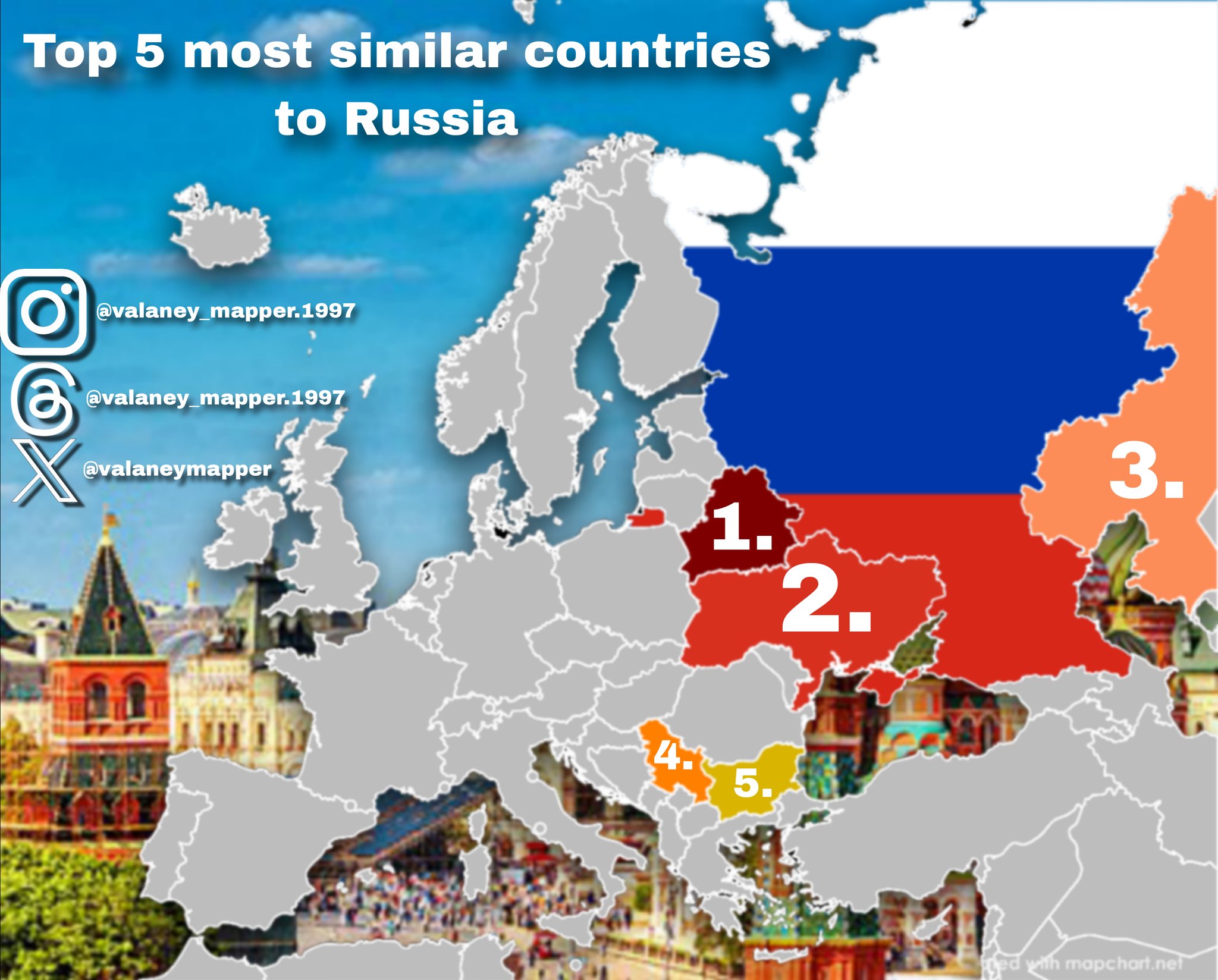 Russia Country Map