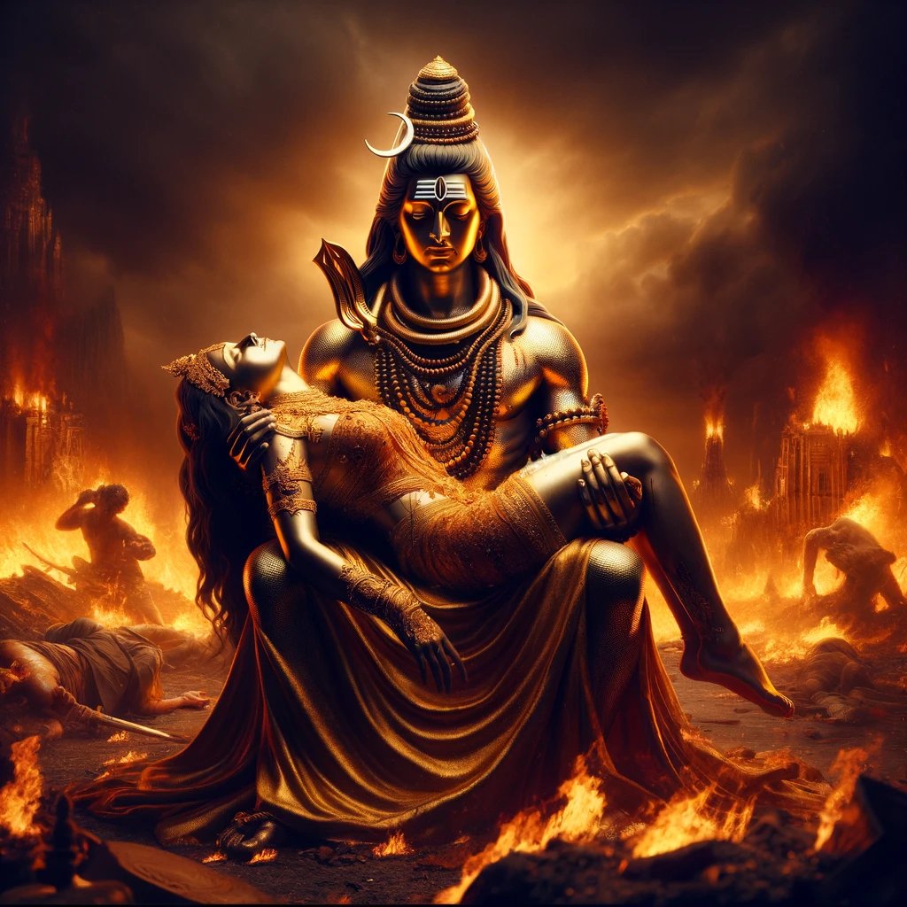 After DEATH of Lord Shiva’s first wife Sati, he lost the desire to love & vowed to never love ...