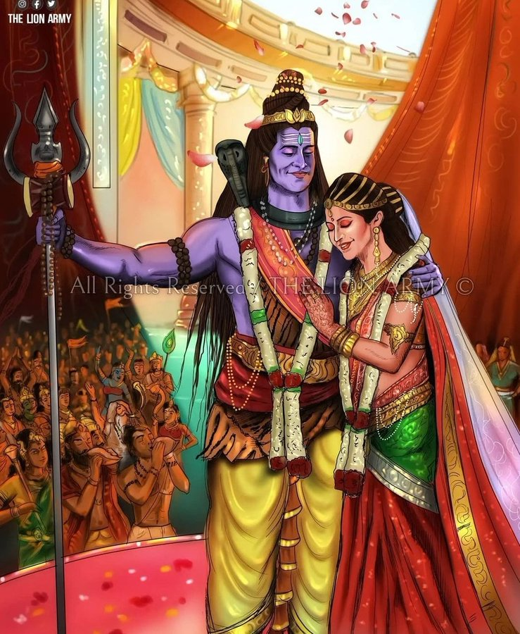 After DEATH of Lord Shiva’s first wife Sati, he lost the desire to love ...