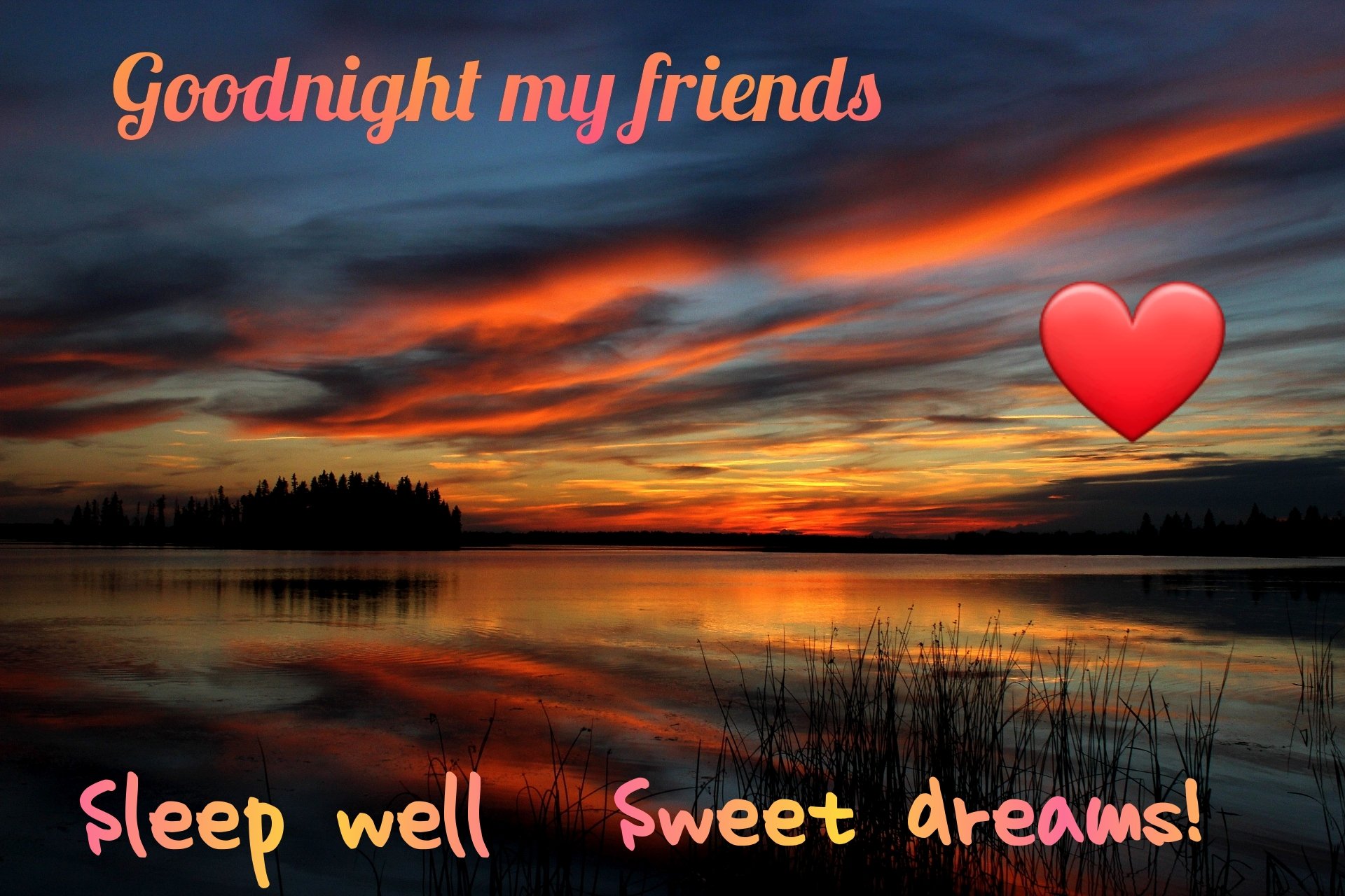 Good Night My All Sweet Friends