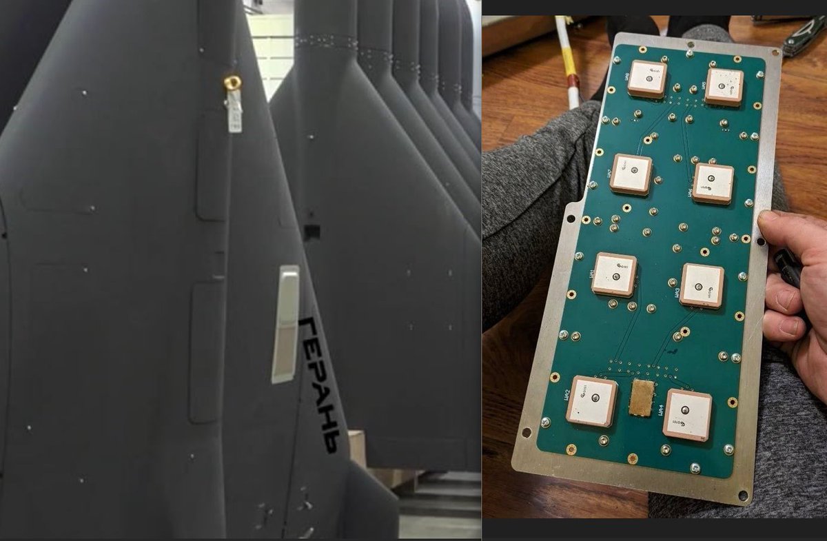 Shahed-136/Geran-2 with 8-Antenna array CRPA Komet/Nazir Seems like ...