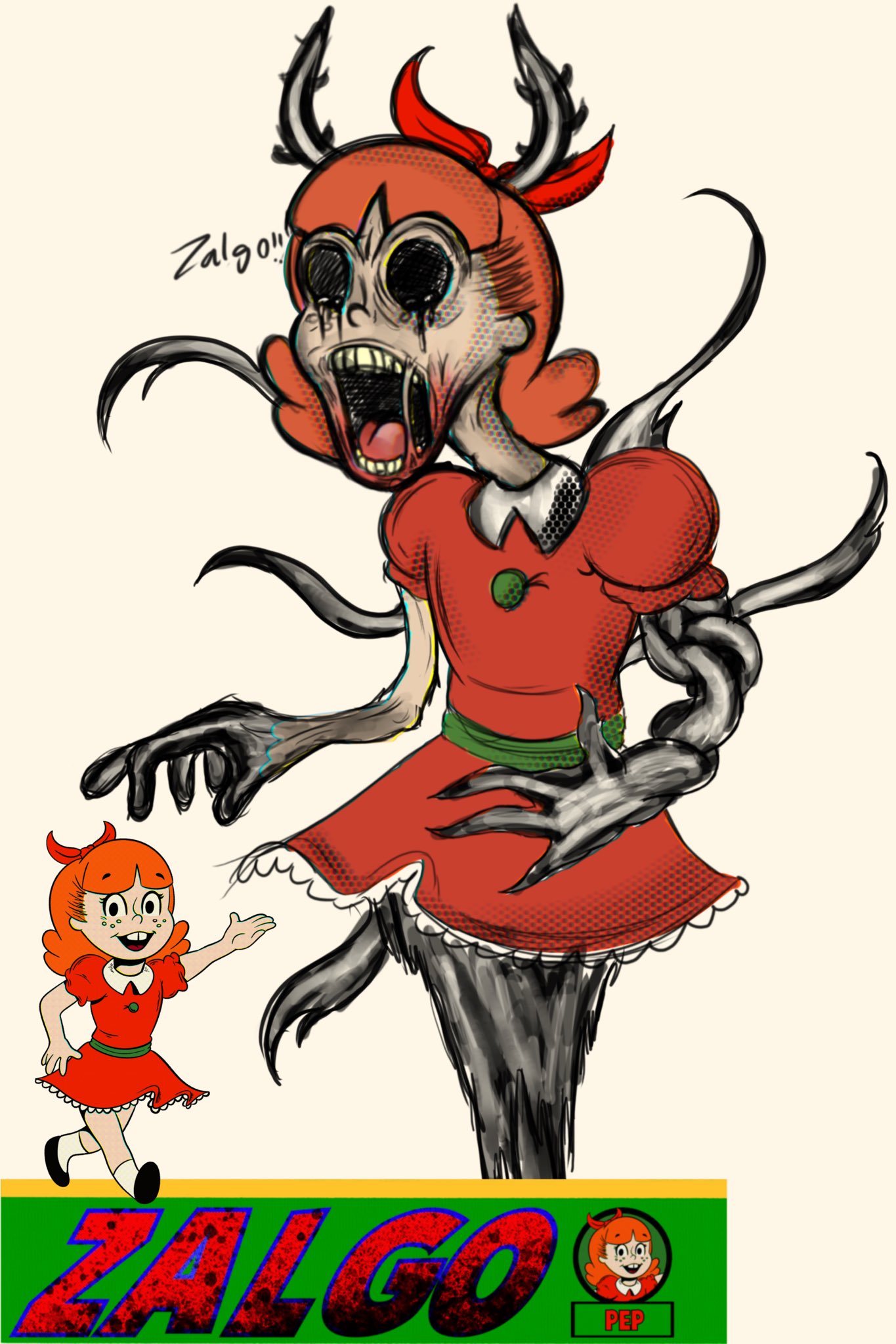 Cluiche Spongebob Creepypasta Zalgo