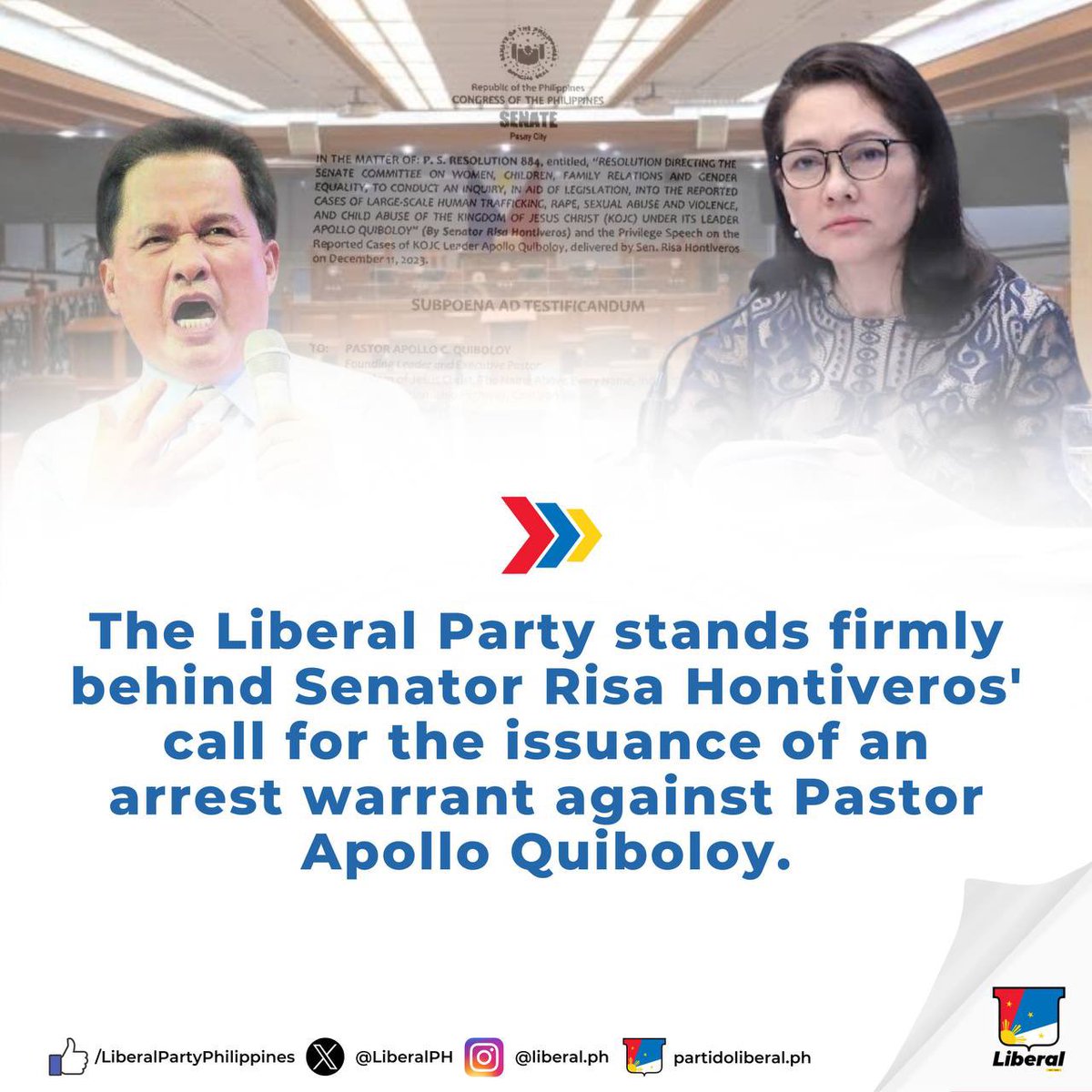 Statement of the Liberal Party 9 March 2024 The Liberal Party stands ...