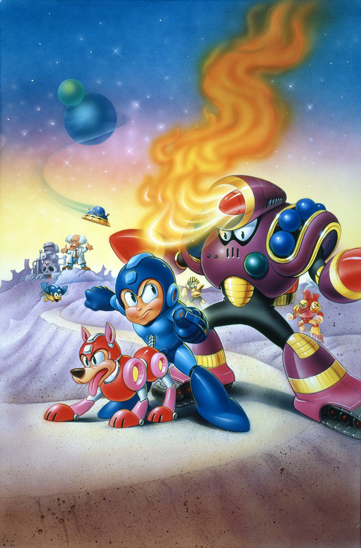 Mega Man 9 Coverart RockMan Battle & Fighters Box Shot For Neo Geo