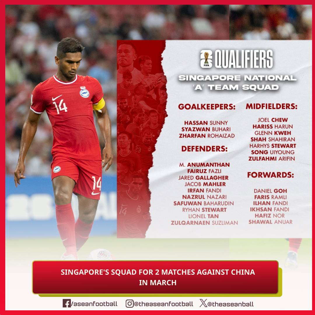 Singapore National Football Team 2024