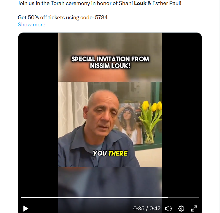 29th Jan, 2024. Nissim Louk, Ricarda Louk, Robert F. Kennedy, Jr ...