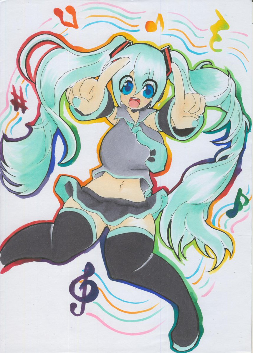 初音ミク 「ミクの日だったの忘れてたのでミク再掲! 」|南十字秀伊予【R18RT魔】春例大祭E13bお空おねショタ本のイラスト