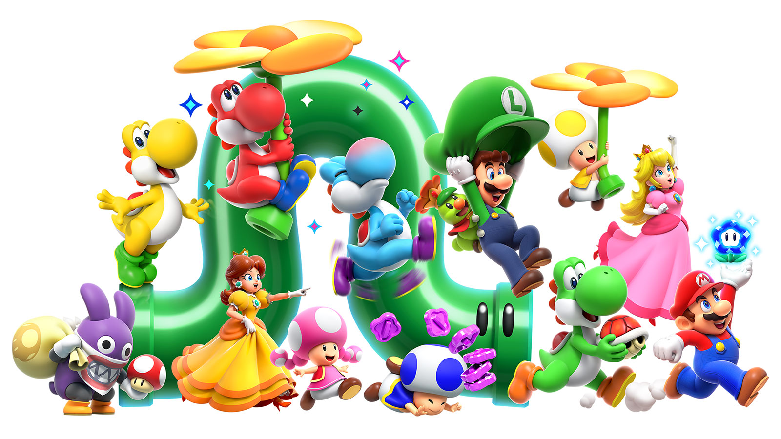 Mario Bros Power Ups Super Mario Bros Power Ups Pop Ups | 6 Ct