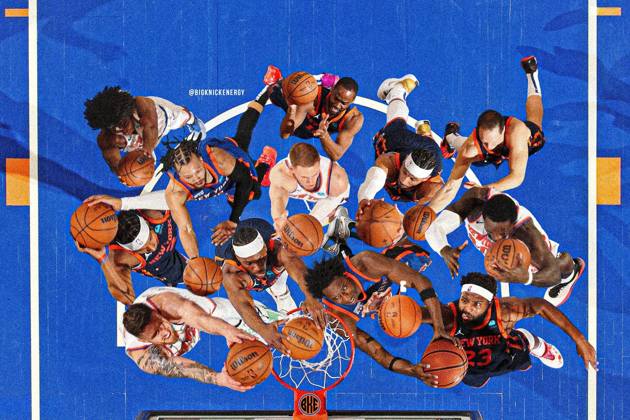 Knicks Team Hintergrundbild 2024