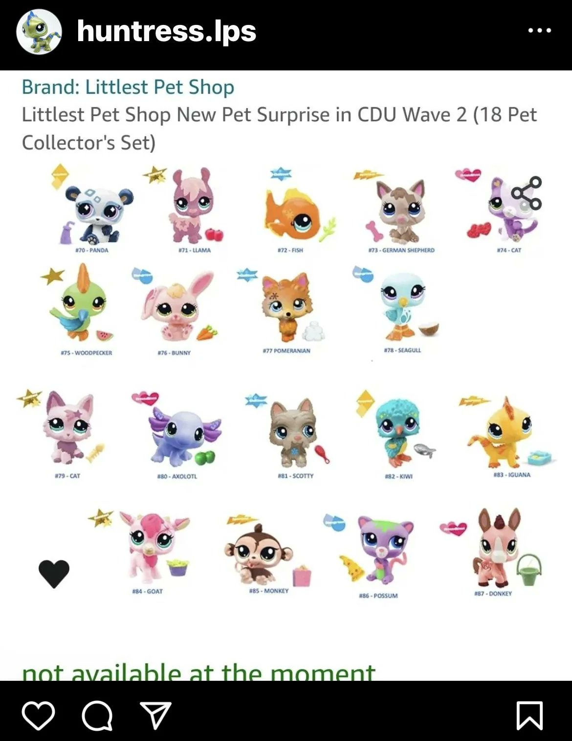 Littlest Pet Shop Animals List Littlest Pet Shop Club: List Of The 151