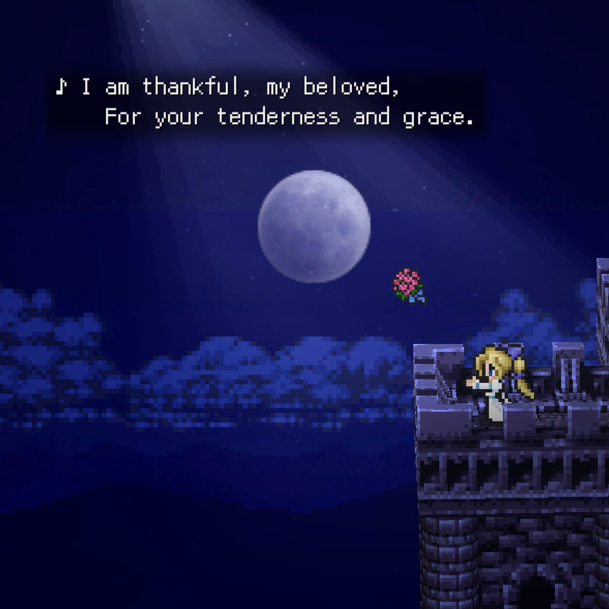 Celes Opera Scene Final Fantasy VI Cross Stitch Pattern Celes Chere