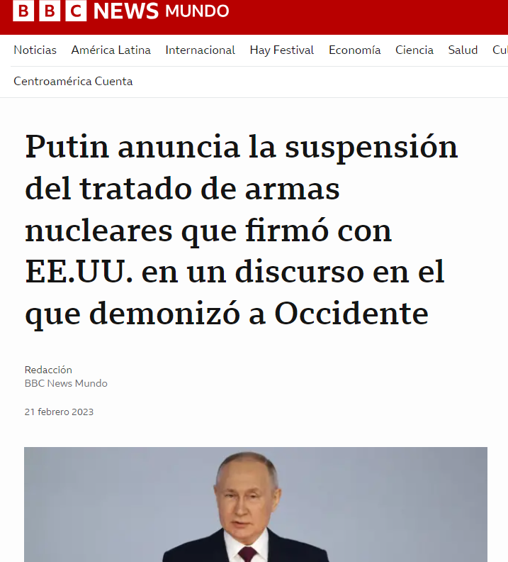 Putin y sus funcionarios ya amenazaron al mundo con un holocausto ...