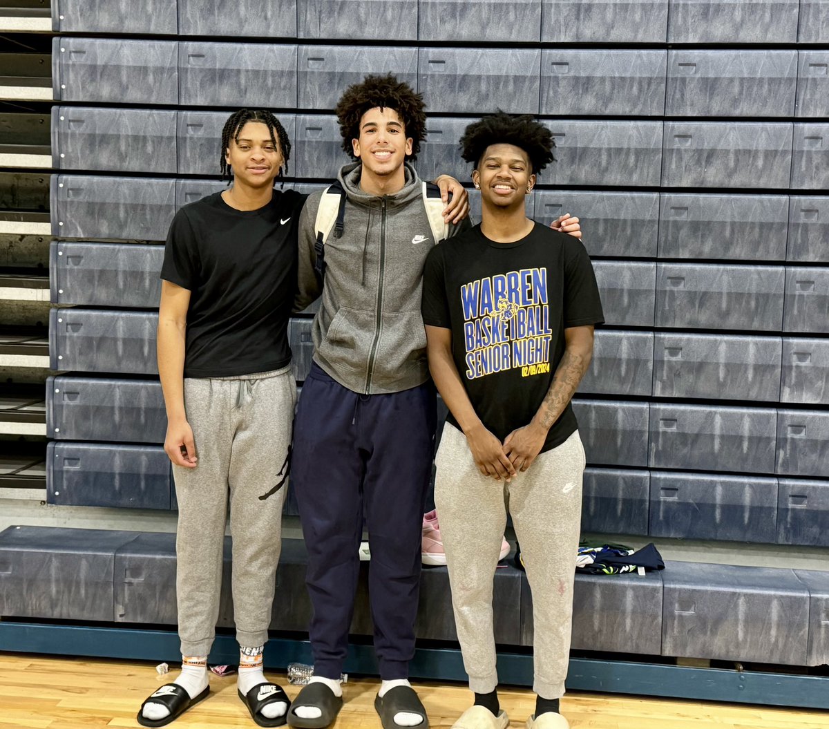 Manny Brown, Alex Daniels, and Josh Stewart participated in the College ...