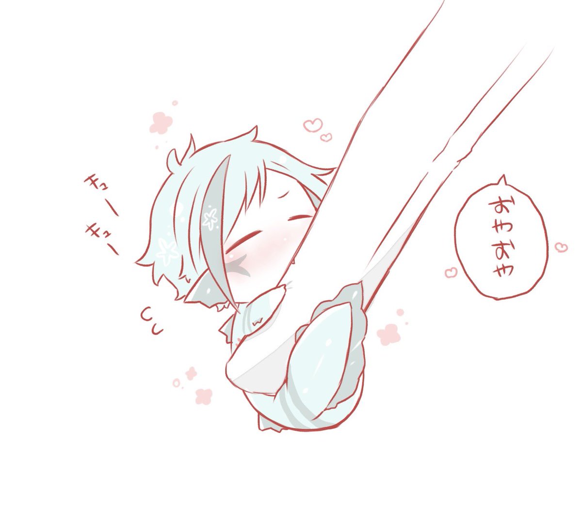 「稚魚ちゃんは離れたくないみたい…🐠 ジェイフロ #twst_BL 」ZEN⛩の漫画