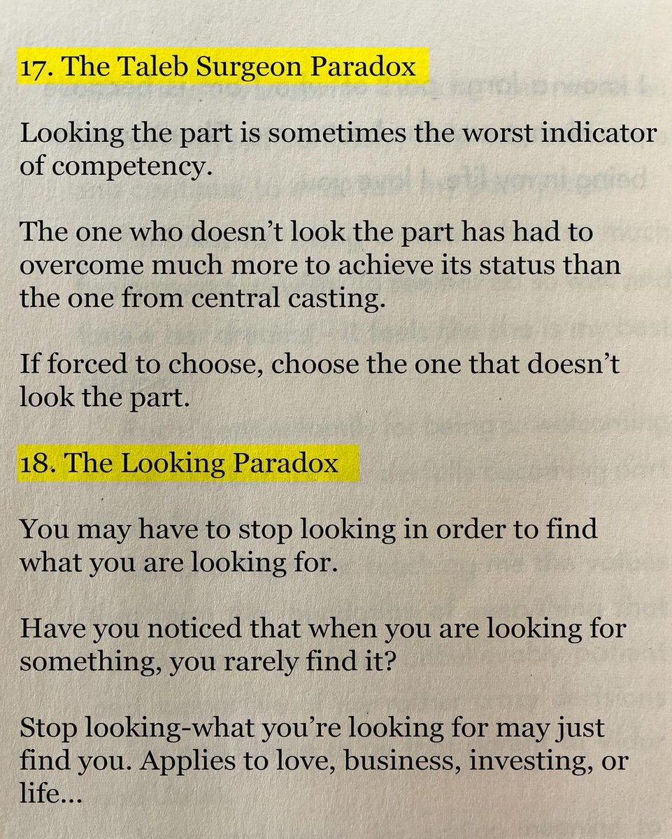 20 Most Powerful Paradoxes of Life by Sahilbloom: 1-2. - Thread from ...