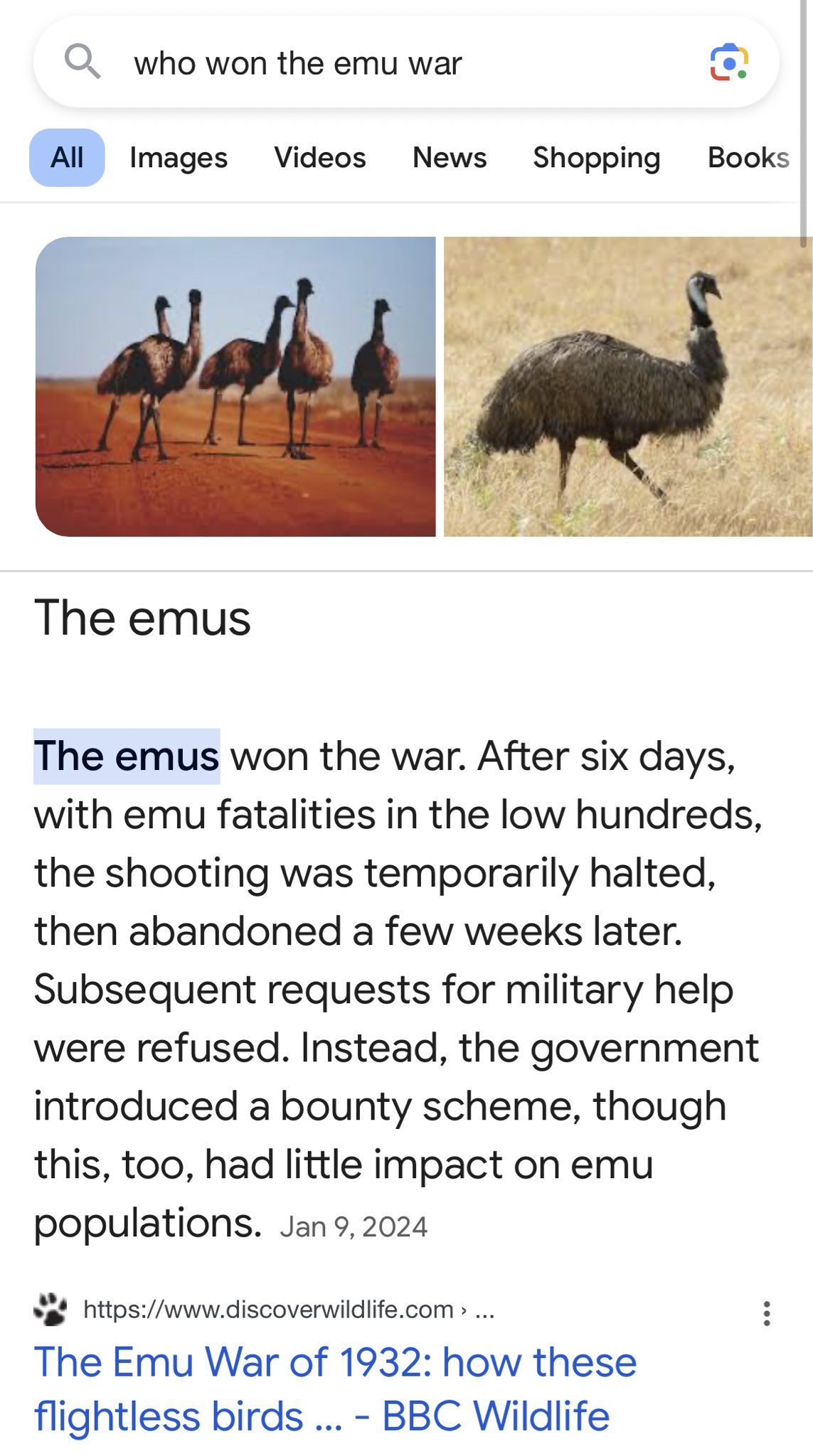 Emu War Quotes Did You Say Emu Wars!? Behind Every Day