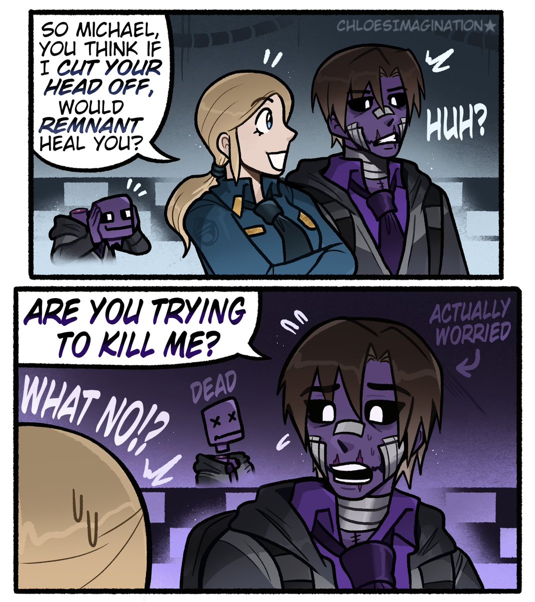「FNAF movie Vanessa questions the power of remnant 」ChloesImagination💫の漫画