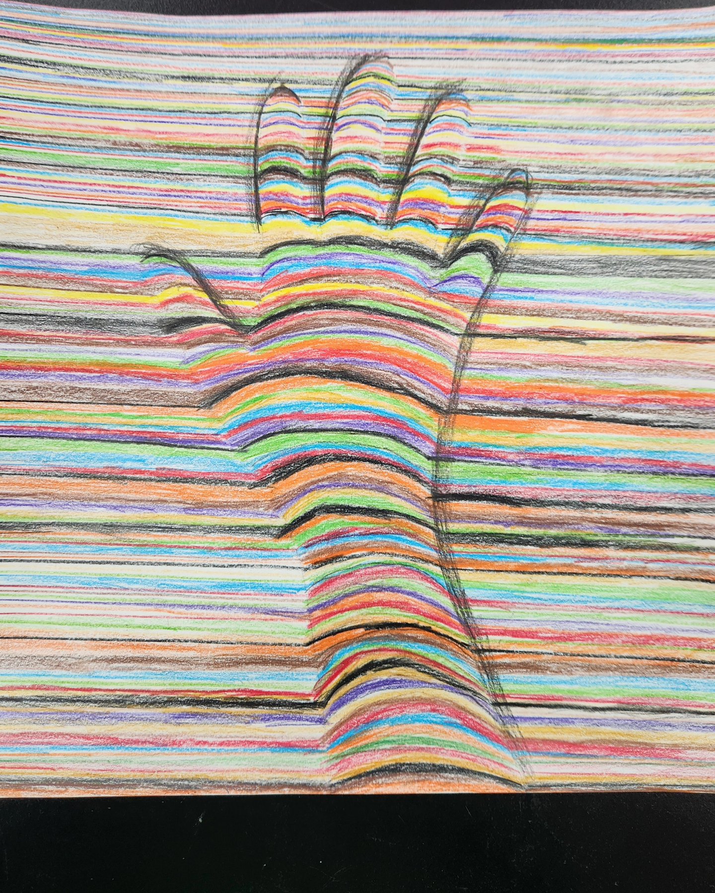 Op Art Hand Drawing Maelstrom Print By 83 Oranges | Posterlounge