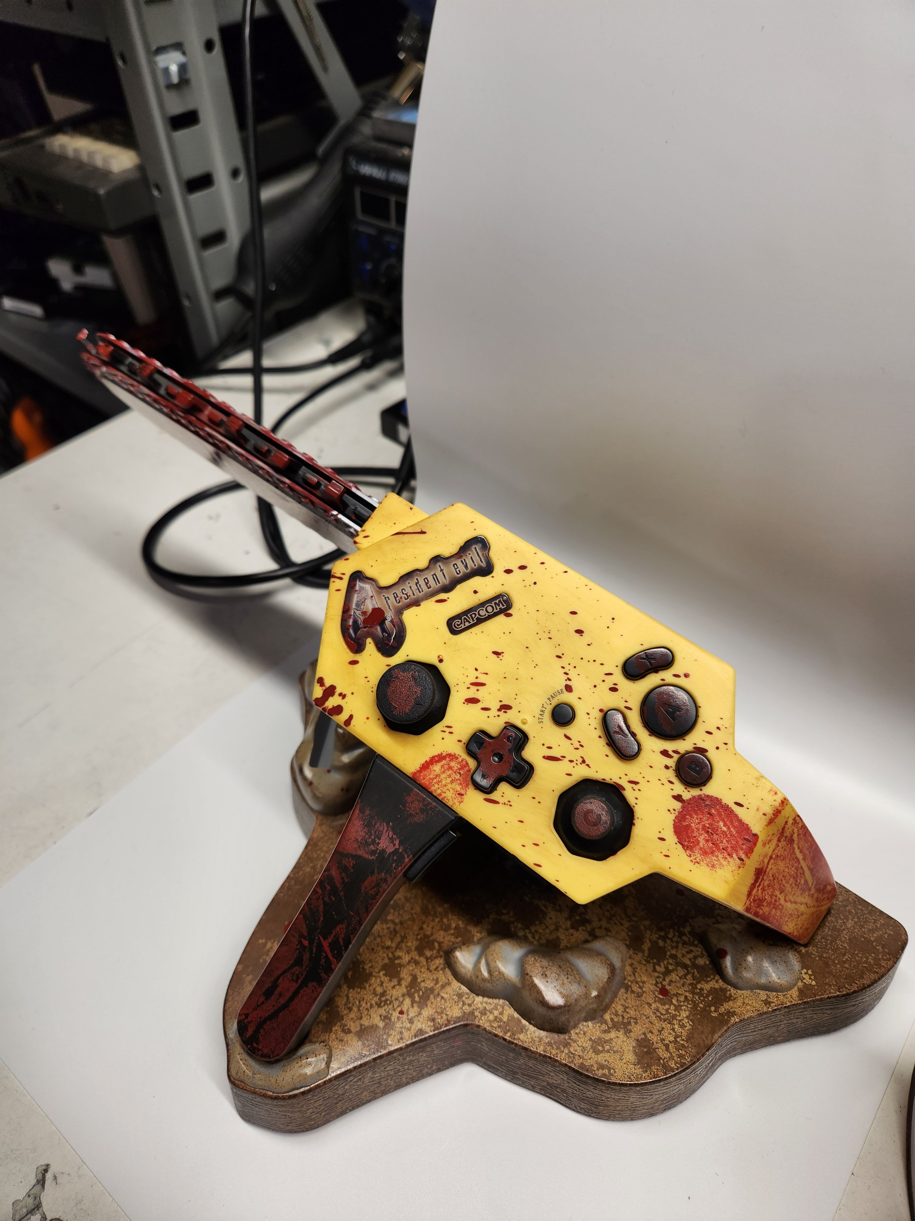RetroSpy on X Posting one controller from my collection everyday until I run out posted in no particular order. We have the most ridiculous controller I own at 14 the Resident Evil