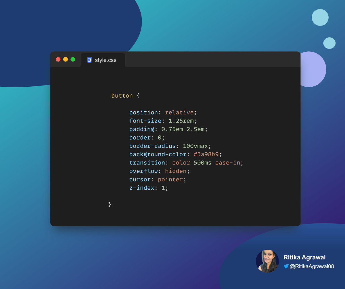 🔸Button Wave Animation in 5 Simple Steps with CSS🔸 A Thread🧵⬇️ - Thread ...