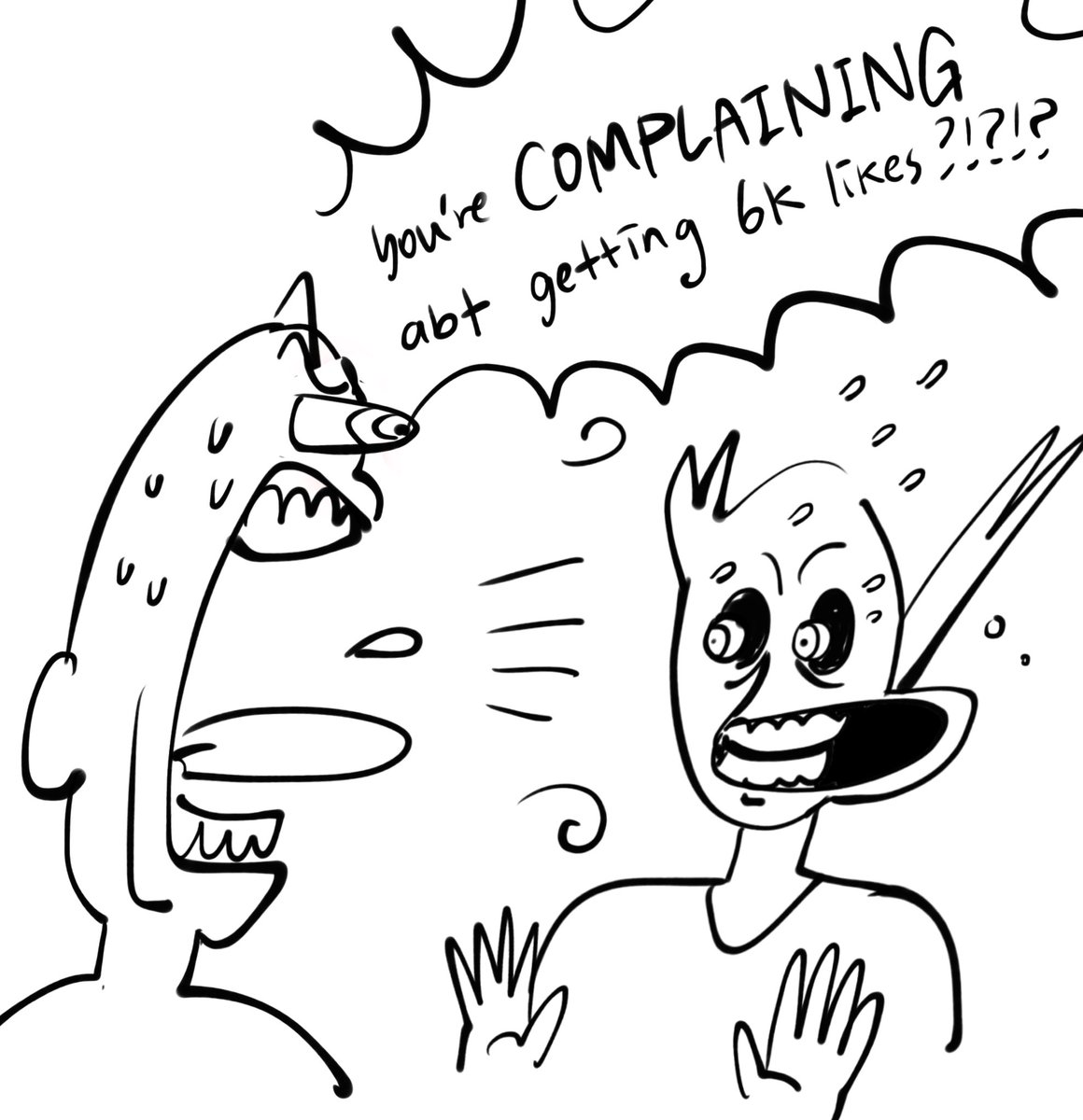 「This unexpectedly blew up 💀guys im well aware that 6k is a 」Wasabi 😁 (comms open)の漫画