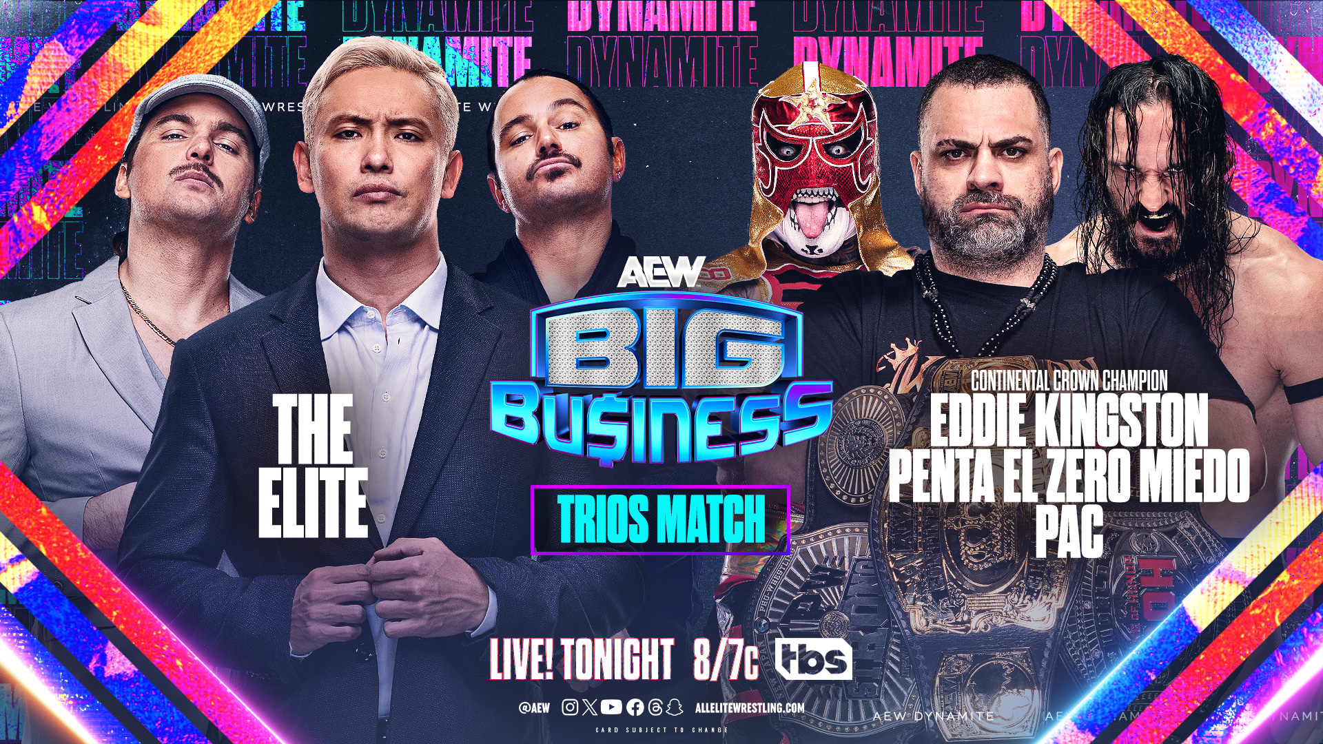 Cartelera AEW Big Business 2024 - TIM Wrestling