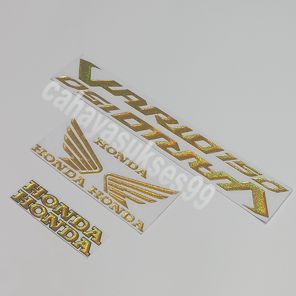 Sayap Honda Logo Sticker Sayap Honda Hitam MEDIUM SIZE Stiker Tangki
