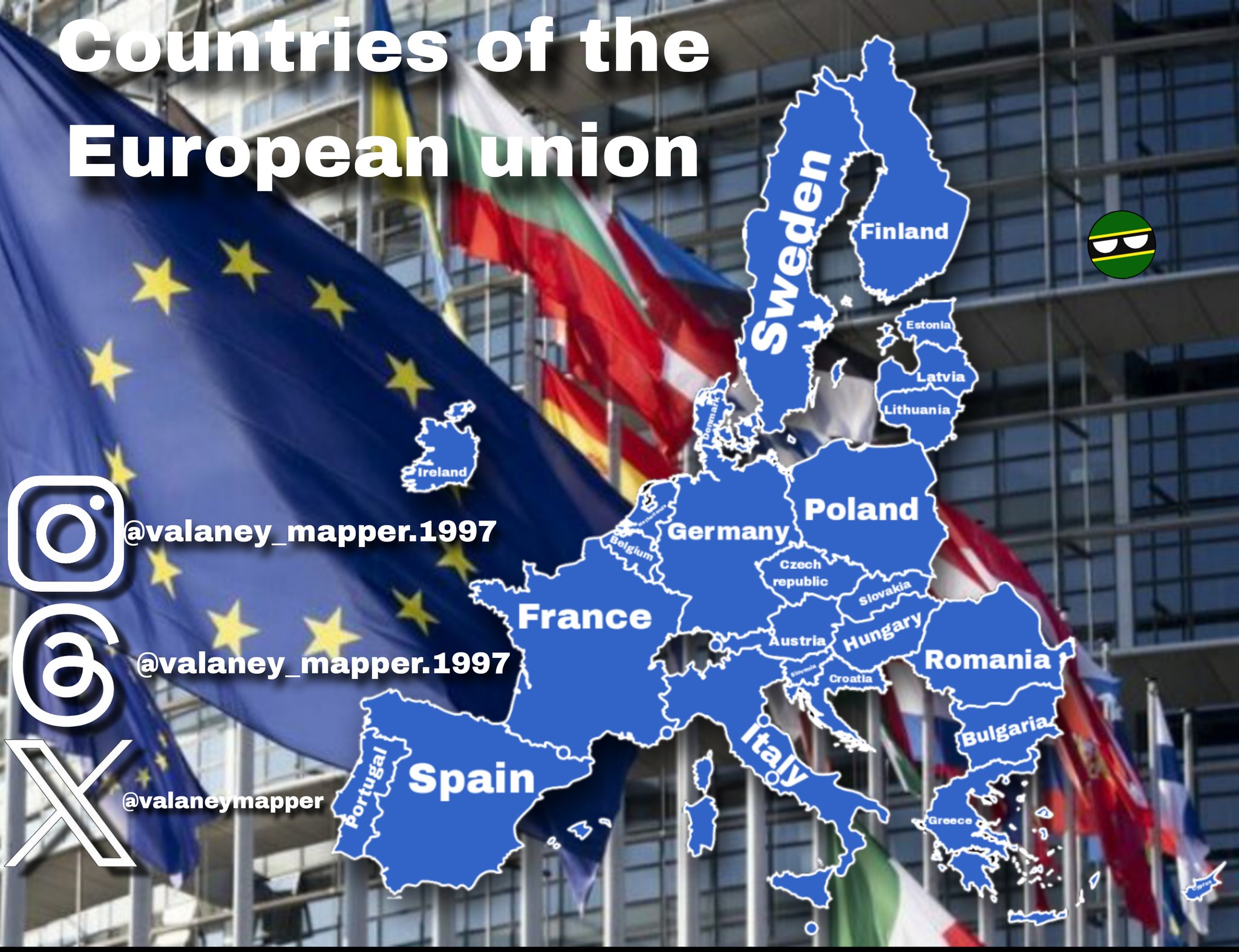 European Union Map 2024
