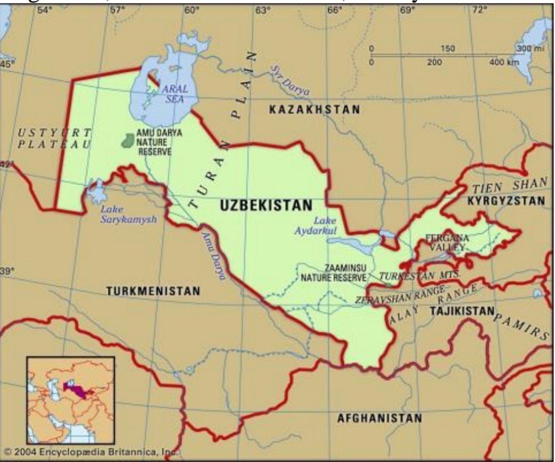Unitary State In Green On The Map Project Map