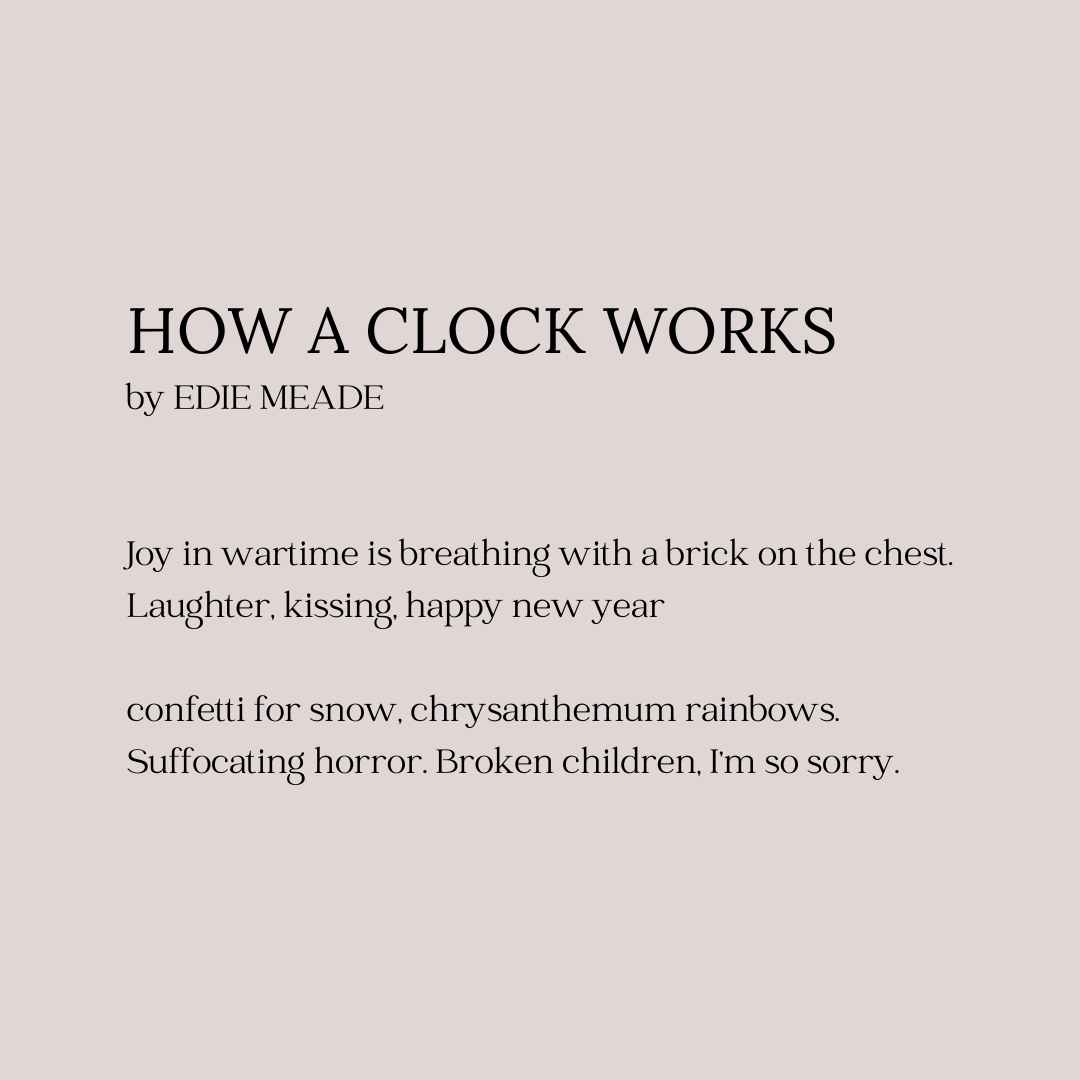 Clock Poems A New Year's Eve Poem: 'The Pendulum' By Lee Ubis Cardew