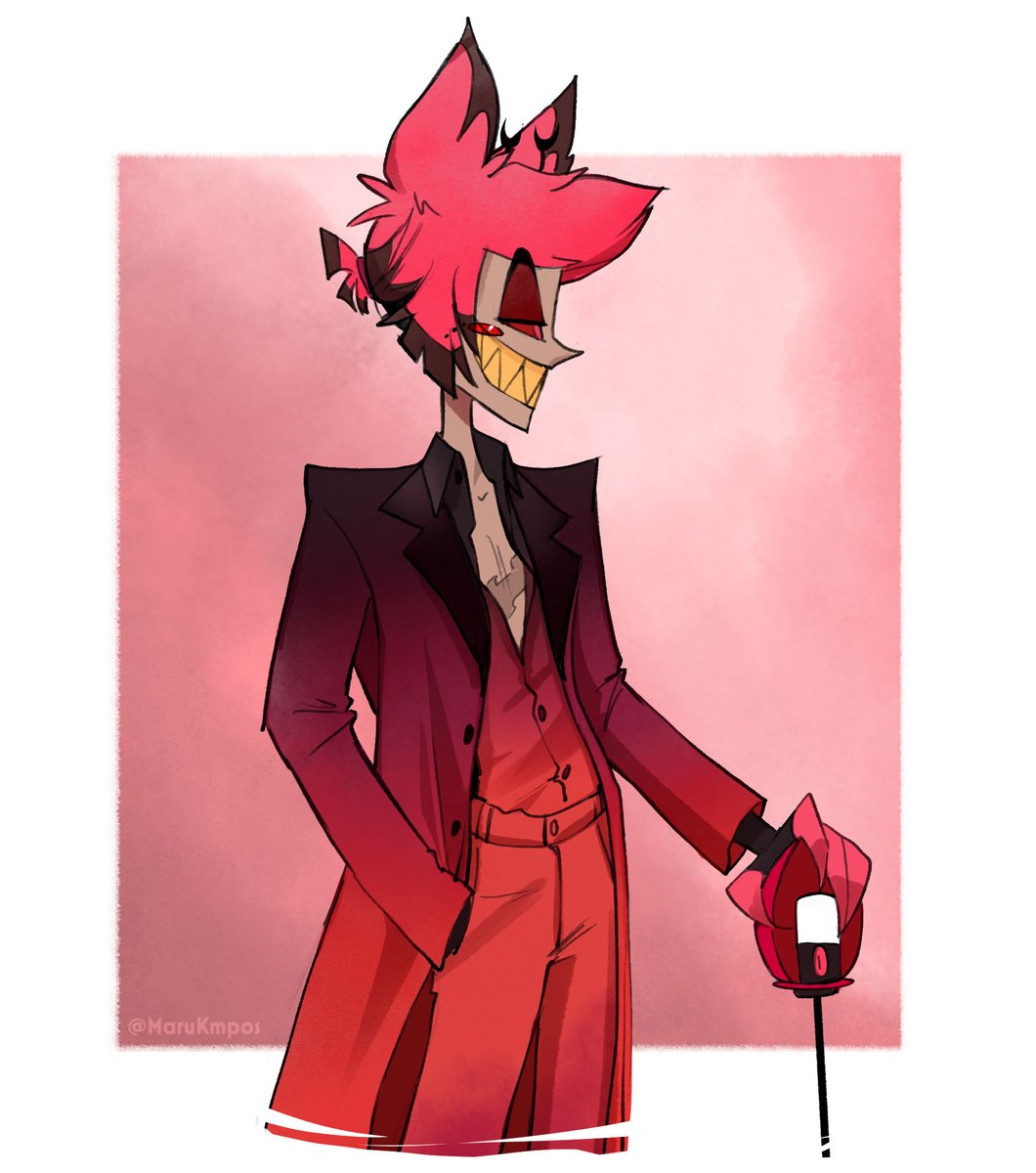 「he could rock any outfit tbh >:3 #Hazbi」|🍄Maru | art comms open!のイラスト