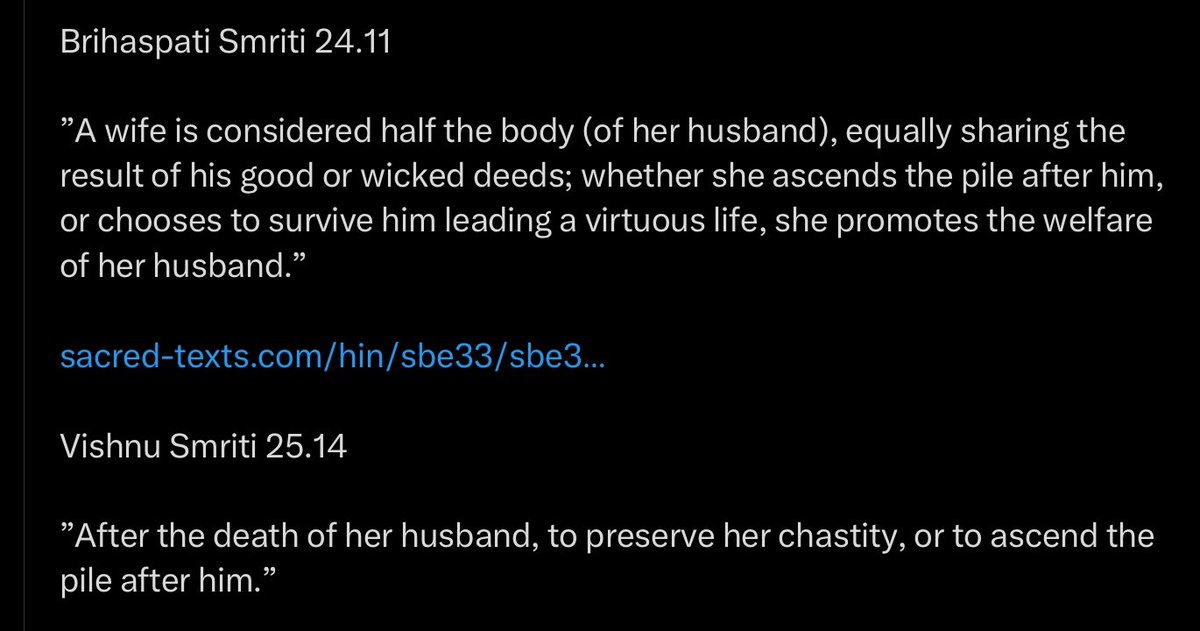THREAD 🧵 Sati Pratha Many people asked me to answer this. This is the ...