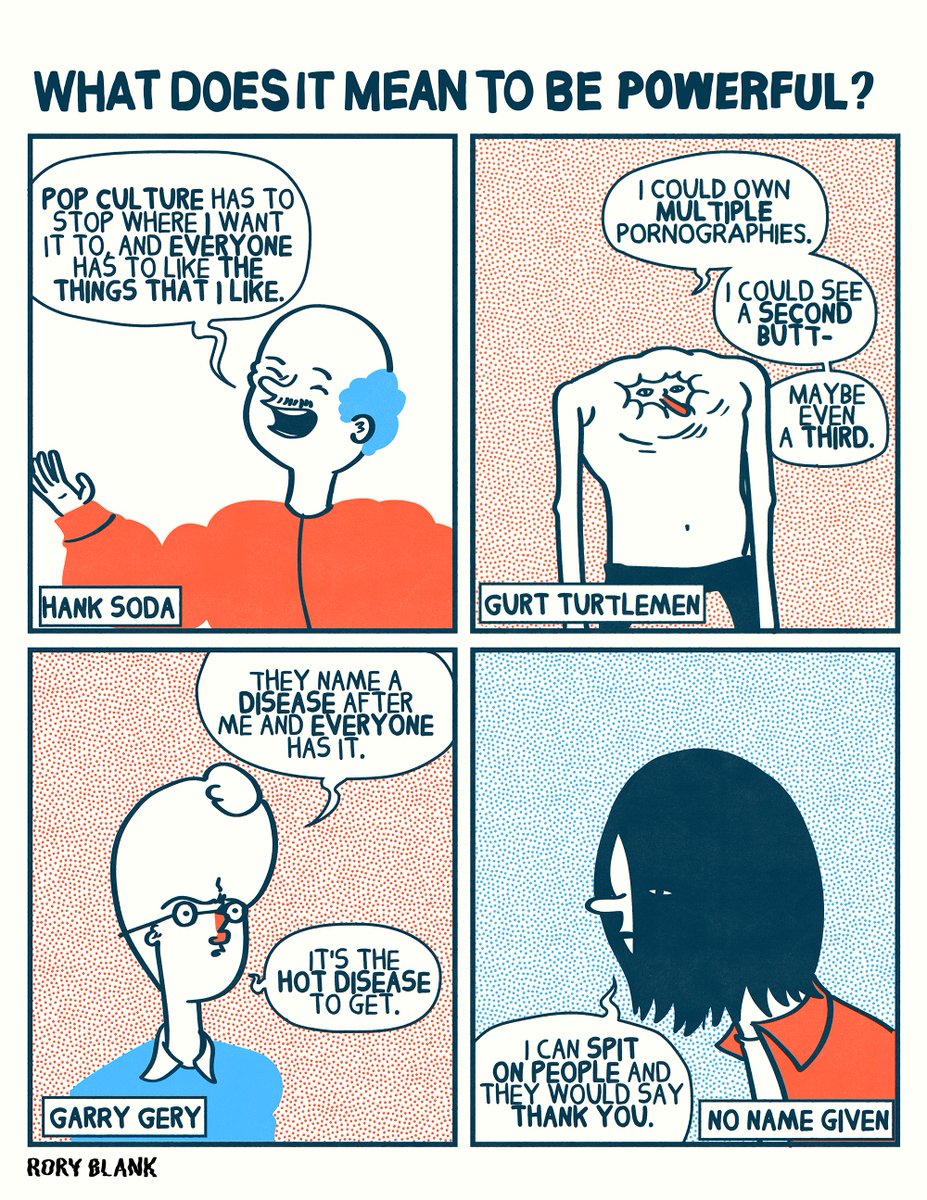 「the delicate balance of power 」Rory Blankの漫画