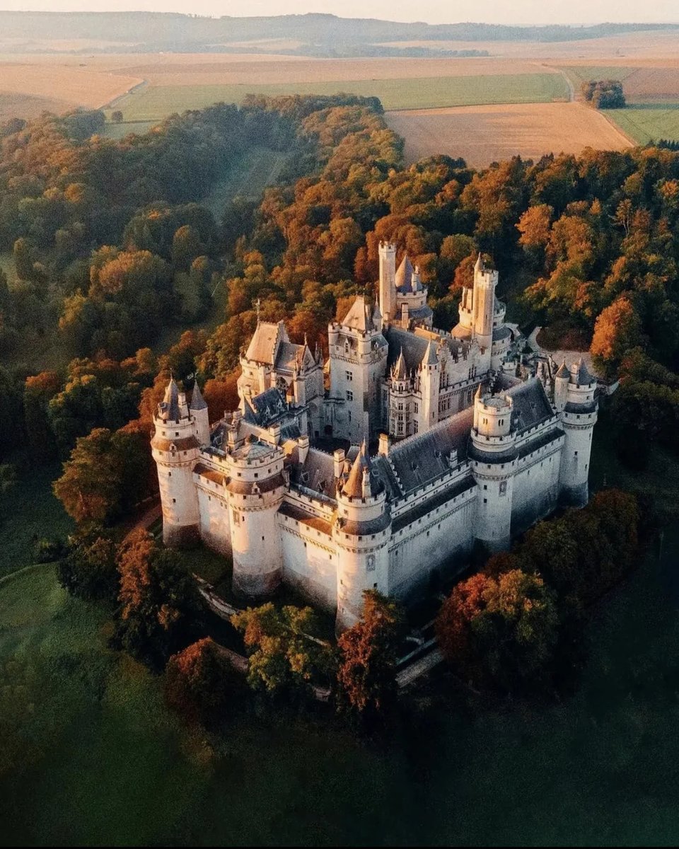 This is the Château de Pierrefonds in France, one of the most magical ...
