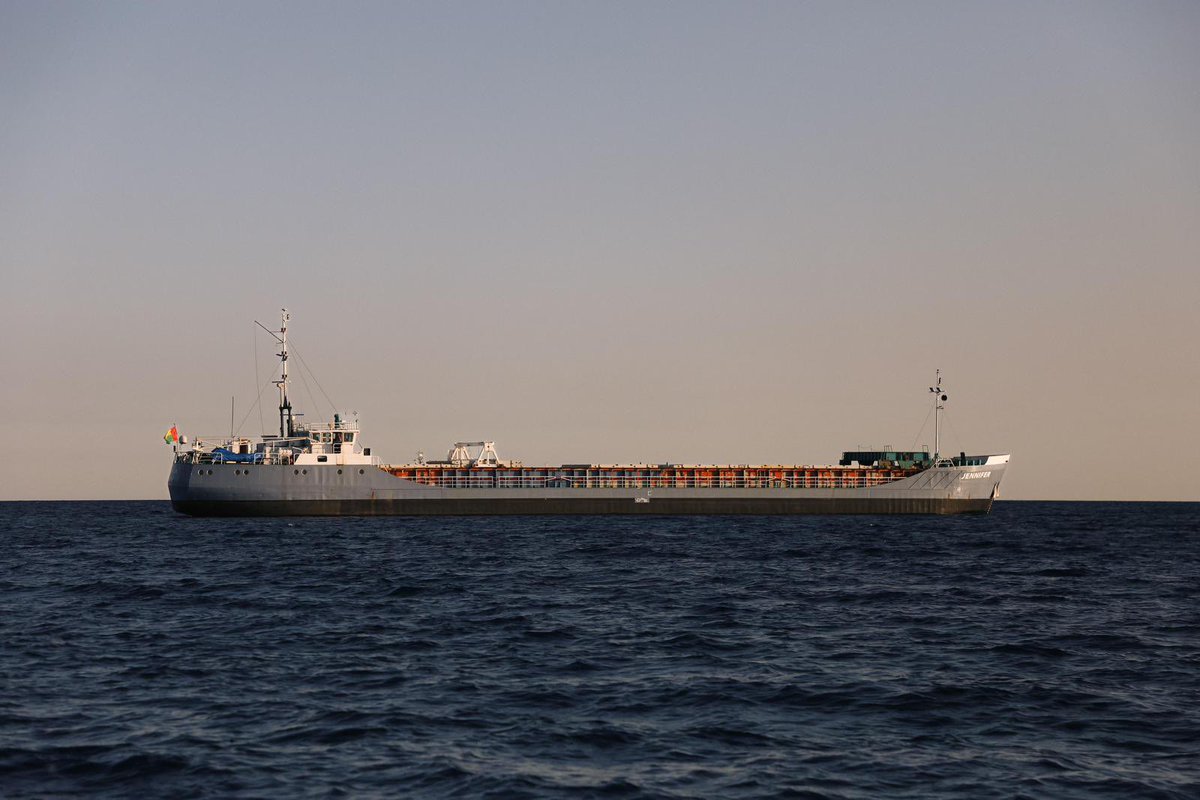 Satellite images show site of jetty where first aid ship set to dock in ...