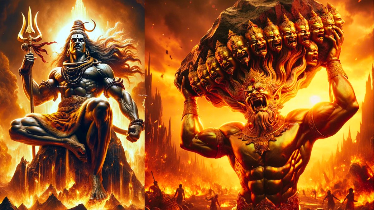 After Lord Shiva's biggest bhakt Ravan tried to LIFT Mount Kailash to ...