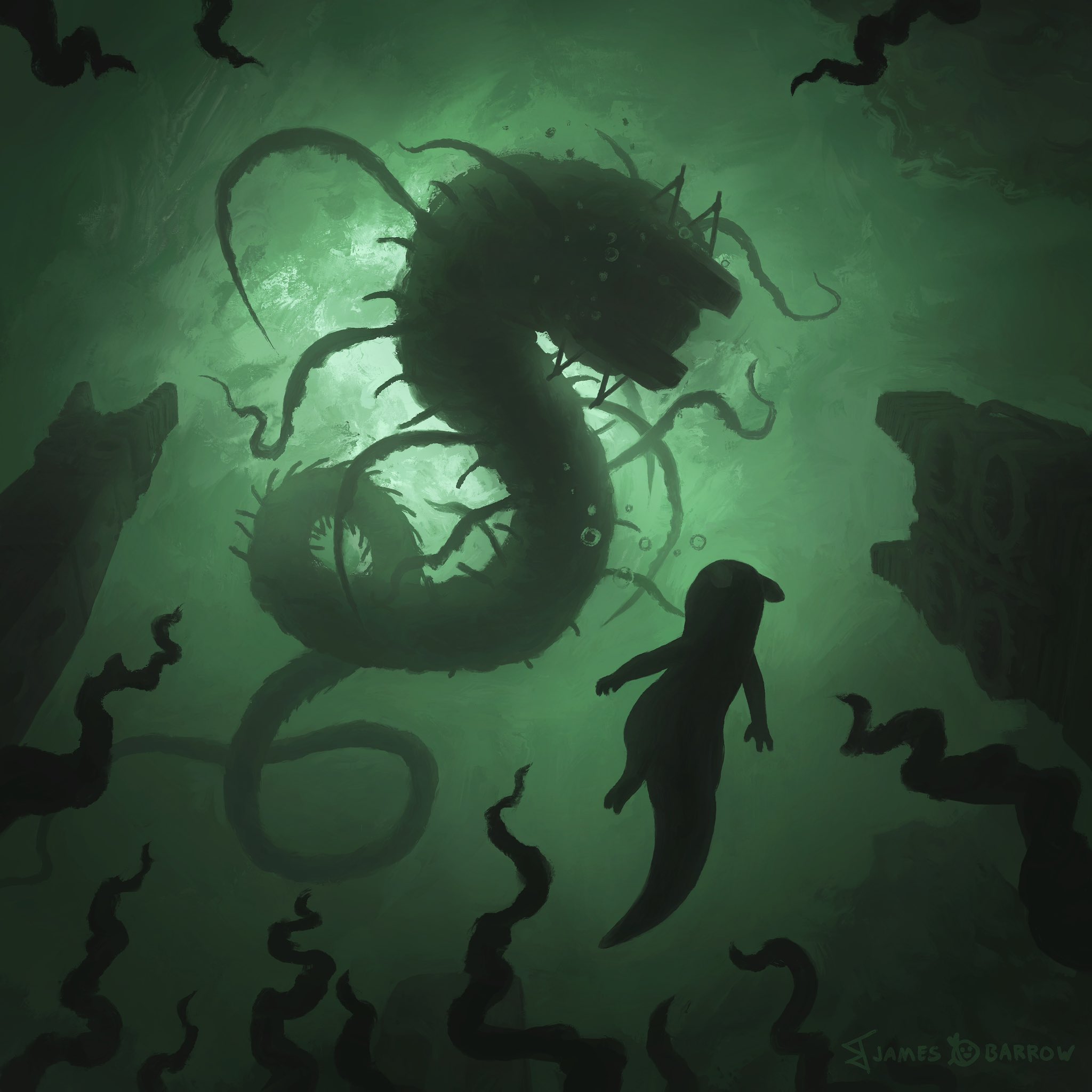 James B Barrow on X: #RWArtMonth 2024 Day 14: Leviathan - Nothing quite ...