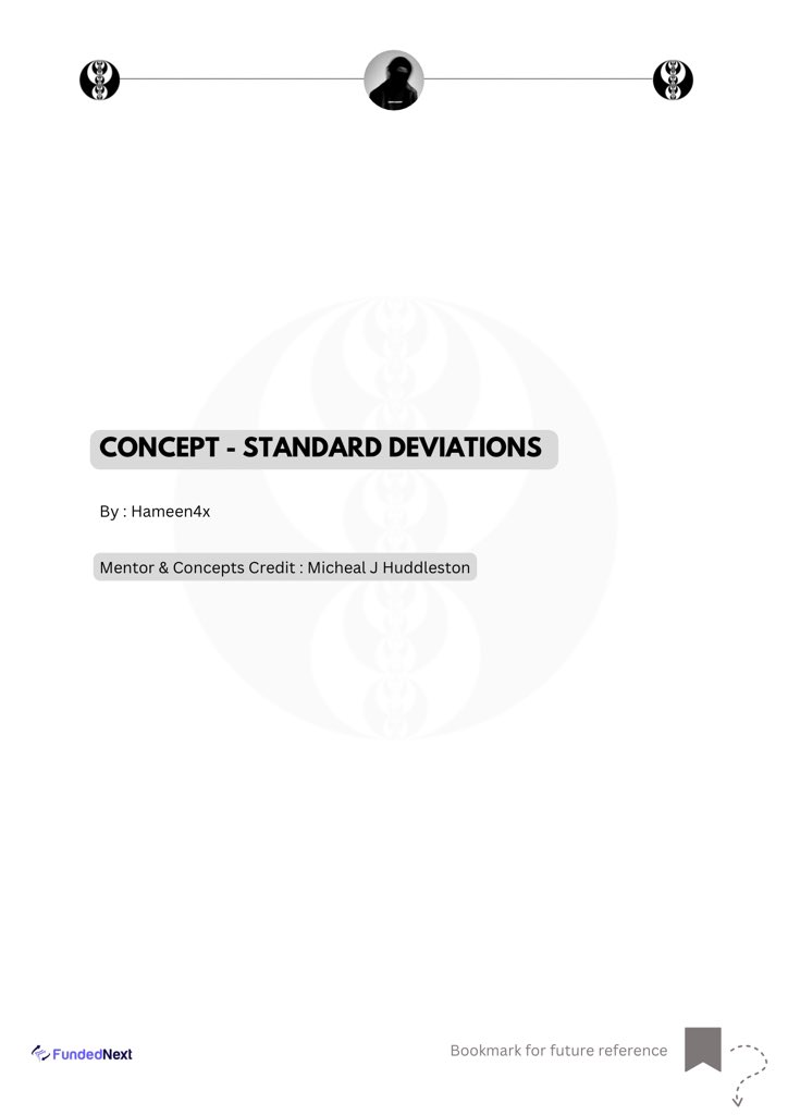 📂 ↳ ICT Standard deviations ( a thread 🧵 ) well detailed How To Use ...